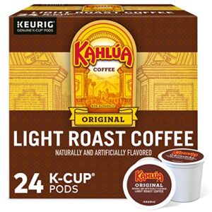 Kahlua Original, Single-Serve Keurig K-Cup Pod, Light Roast Coffee, 24 Count