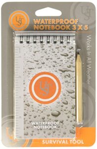 ust waterproof paper notebook