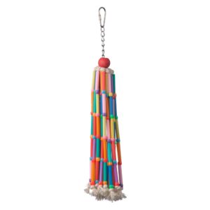 super bird creations sb708 wind chimes bird toy, medium bird size, 13” x 2”