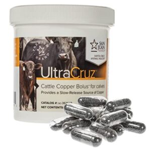 UltraCruz - sc-363565 Cattle Copper Bolus Supplement for Calves, 25 Count x 12.5 Grams