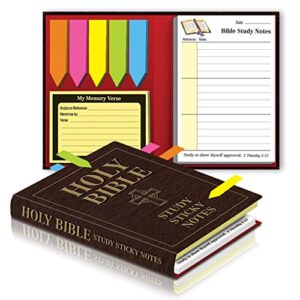 holy bible study sticky notes