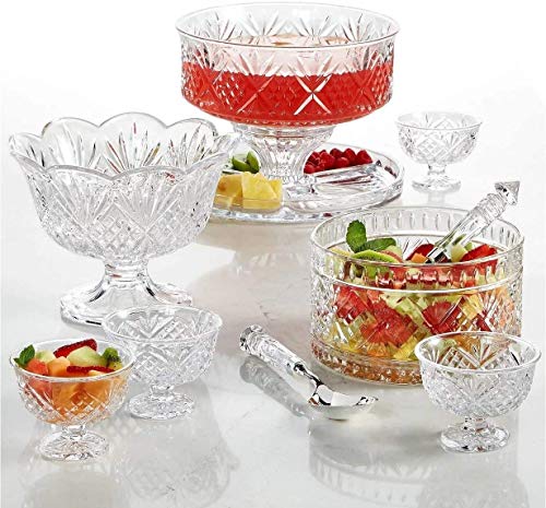 Godinger Glass Dublin Tasters Trifle 16 Pc Set