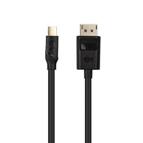 Cable Matters 4K Mini DisplayPort to DisplayPort Cable (DisplayPort to Mini DisplayPort) in Black 6 Feet - 4K 60Hz, 2K 144Hz Monitor Support