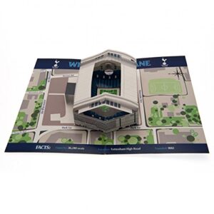 spurs 3d pop up stadium birthday greetings card