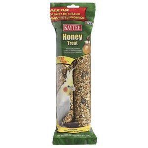 cockatiel treat stick, honey, 8-oz