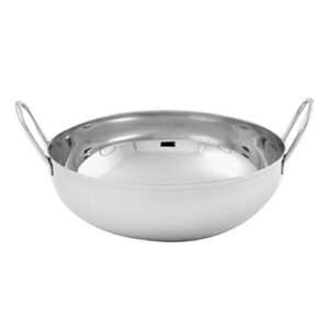 american metalcraft bd87 stainless steel balti dish, 62 oz.