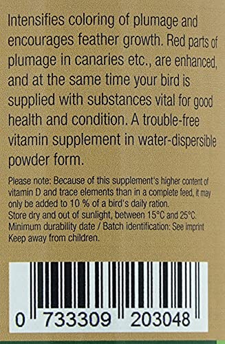 Nekton R Enhances Red Color in Birds, 150gm