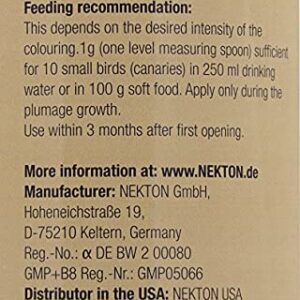 Nekton R Enhances Red Color in Birds, 150gm