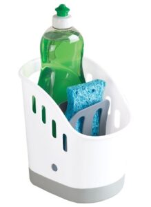 kitchen sink organizer sink caddy for kitchen organization - kitchen sponge and brush holder and organizer