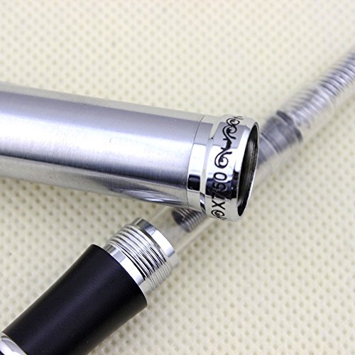 Gullor Advanced Full Silvery Mat Fountain Pen Jinhao X750 Broad 18kgp Best Metal Pen