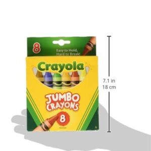 Crayons Jumbo 8ct Peggable Tuck Box [Set of 2], 3 years & up