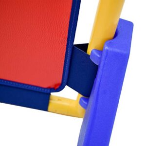 Children's Factory Square PlayPanels Set-3, CF900-507, Rd-Yel-Bl, Kids Room Dividers, Free-Standing Classroom, Daycare and Preschool Partition Screens