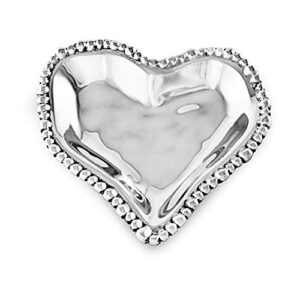 beatriz ball organic pearl small heart