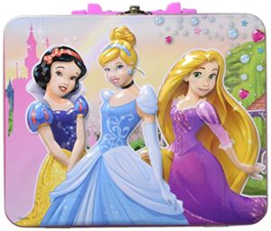 disney princess 48pc puzzle tin - lunch tin box ( 7.75" x 6.50" x 3.25")