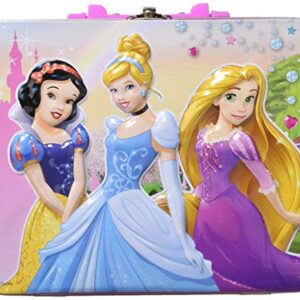 Disney Princess 48pc Puzzle Tin - Lunch Tin Box ( 7.75" x 6.50" x 3.25")