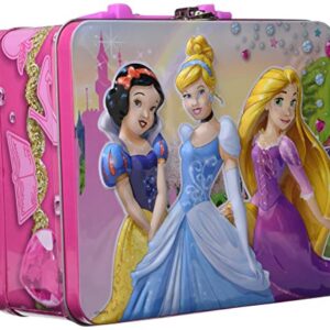 Disney Princess 48pc Puzzle Tin - Lunch Tin Box ( 7.75" x 6.50" x 3.25")