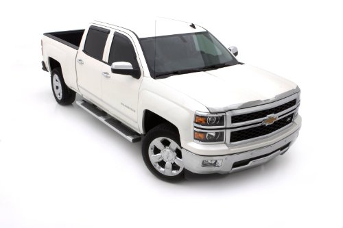 Auto Ventshade [AVS] Aeroskin Hood Protector | 2014 - 2015 Chevrolet Silverado 1500, Low Profile/Flush - Chrome | 622062