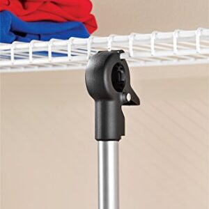 Whitmor 2 Shelf 2 Rod Closet System - Adjustable Closet Maximizer