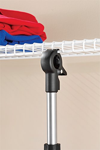 Whitmor 2 Shelf 2 Rod Closet System - Adjustable Closet Maximizer