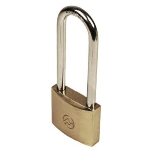 fjm security products mountain series (bp125als-51) solid brass padlocks, 1-1/4" wide keyed alike, 2-1/8" long shackle