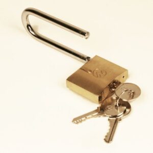 FJM Security Products Mountain Series (BP125ALS-51) Solid Brass Padlocks, 1-1/4" Wide Keyed Alike, 2-1/8" Long Shackle