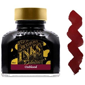 diamine fountain pen ink, 80 ml bottle, oxblood