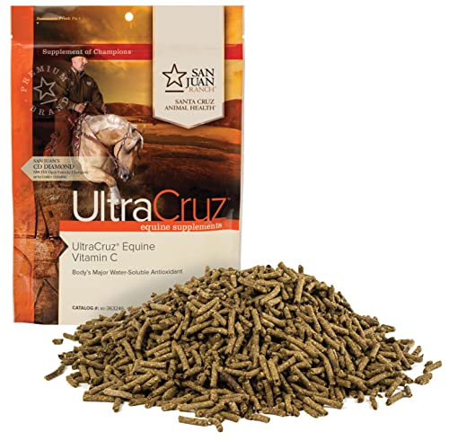 UltraCruz Equine Vitamin C Supplement for Horses, 1 lb, Powder (50 Day Supply)