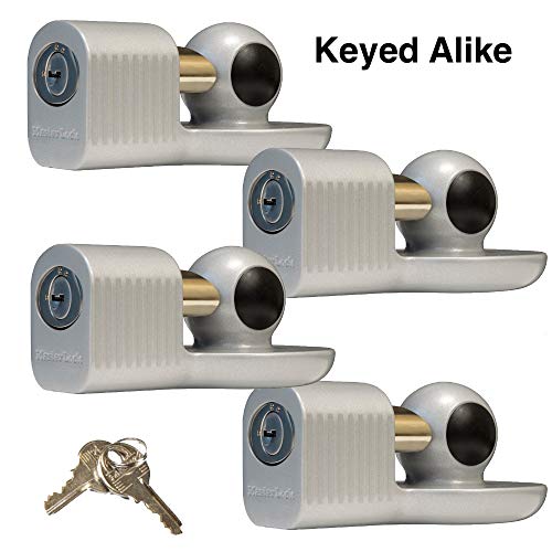 Master Lock - Fits 1-7/8" and 2" Couplers - (4) Keyed Alike Trailer Coupler Locks 377KA-4