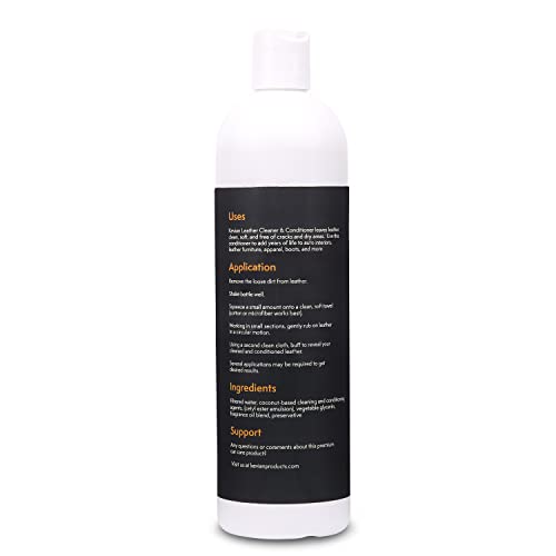 KevianClean Complete Leather Cleaner and Conditioner, 16oz