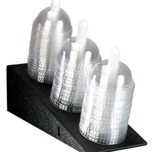 DISPENSE-RITE ADL-3 Thee Section Dome Lid Holder, Angled