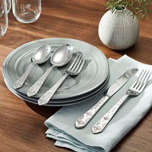 Towle Everyday Pueblo 20-Piece Stainless Steel Flatware Set, Service for 4