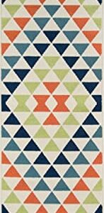 Momeni Rugs , Baja Collection Contemporary Indoor & Outdoor Area Rug, Easy to Clean, UV protected & Fade Resistant, 2'3" x 4'6", Multicolor