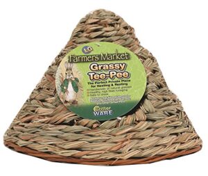 ware small animal grassy tee pee, large