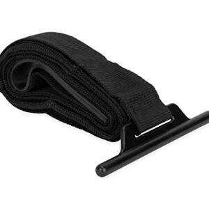 Camco RV Awning Replacement Pull Strap | Convenient Way to Roll Awning Out or Retract Awning | Measures 99-1/4-inches (L) x 1-inch (W) | Black (42505)