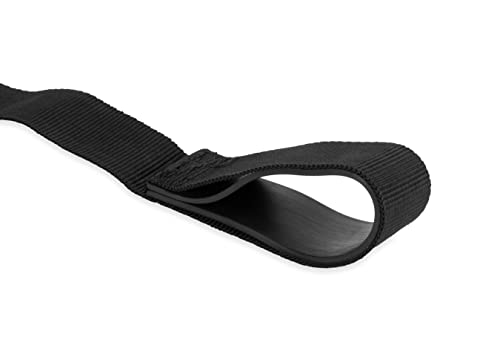 Camco RV Awning Replacement Pull Strap | Convenient Way to Roll Awning Out or Retract Awning | Measures 99-1/4-inches (L) x 1-inch (W) | Black (42505)