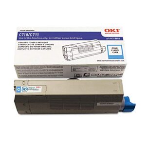 oki 44318603 toner, 11,500 page-yield, cyan