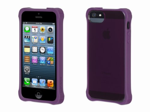 Griffin Technology Survivor Core Case Compatible with iPhone 5, iPhone 5s (Purple/Purple Transluscent)