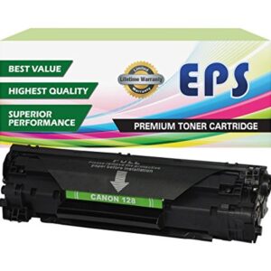 EPS Compatible Toner Cartridge Replacement for Canon 128 (Black)