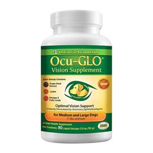 ocu-glo for medium to large dogs, 11+ lb, 90 count