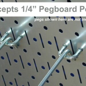 Wall Control Patriot Pegboard Organizer American Made 4ft Metal Pegboard Tool Storage Kit Made in The USA