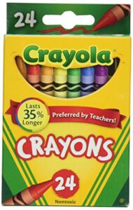 crayola crayons 24 count - 2 packs (52-3024)