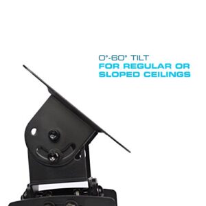 QualGear PRB-717-Blk Ceiling Mount Projector Accessory,Black Mount