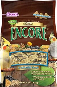 f.m.brown's encore classic natural cockatiel food