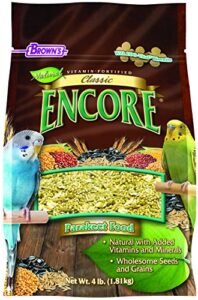 f.m.brown's encore classic natural parakeet food