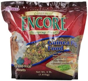 f.m.brown's encore gourmet guinea pig food, 4 lb