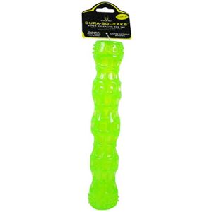 hyper pet dura-squeaks stick dog toy, large