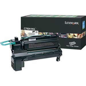 lexmark c792a1 c792 x792 toner catridge (black) in retail packaging