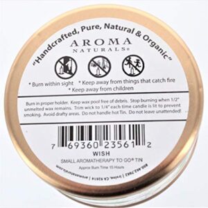 Aroma Naturals Wish Peppermint Vanilla Tin