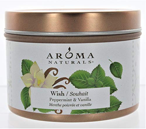 Aroma Naturals Wish Peppermint Vanilla Tin