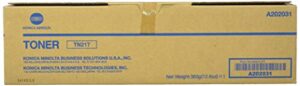 konica-minolta genuine oem brand name kmbs toner cartridge for bizhub 223/283 a202031 (17.5k yield) tn217